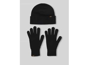 4063547586921 - Handschuhe und Mütze im Set aus Woll-Mix Modell KALIPSO