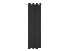4004567410414 - Vorhang WIRTH Dim out Gardinen Gr 295 cm Ösen 142 cm schwarz Ösen nach Maß