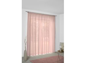 4004567433680 - Vorhang WIRTH Sunday rosa Gardinen 345cm Kräuselband 142cm Baumwolle Polyester nach Maß B142cm H345cm 4004567433680 - Vorhang WIRTH Sunday rosa Gardinen 345cm Kräuselband 142cm Baumwolle Polyester nach Maß B142cm H345cm