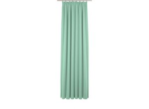 4004567496968 - Vorhang WIRTH Newbury grün (mint) Gardinen 355cm Kräuselband 130cm Baumwolle Polyester nach Maß B130cm H355cm
