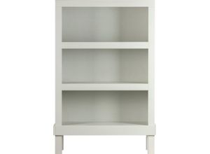 8714713124282 - Regal WOOOD Bonk weiß B107cm H160cm T39cm FSC-zertifizierter Holzwerkstoff Regale Bücherregal Standregal ausgestattet mit drei Regalen Breite 107 cm