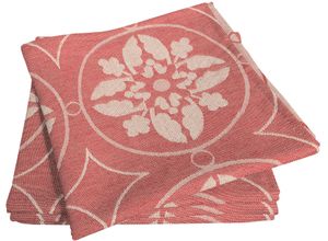 4004567223878 - Stoffserviette ADAM Romantic Puligny Light Servietten Gr Bio-Baumwolle rot Servietten und Zubehör Serviette nachhaltig