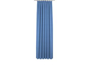 4004567391522 - Vorhang WIRTH Trondheim 328 g m² blau (royalblau) B132cm H305cm Chenille Deutsch (DE) Englisch (EN) Finnisch (FI) Französisch (FR) Polyacryl Gardinen nach Maß
