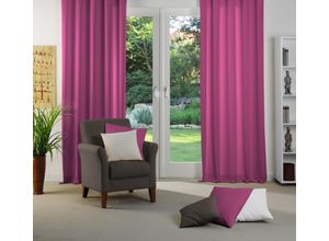 4004567421007 - Vorhang WIRTH Dim out Gardinen Gr 355 cm Multifunktionsband 142 cm pink Schlafzimmergardinen nach Maß