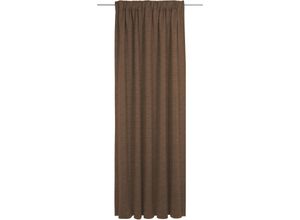 4004567383084 - Vorhang WIRTH Trondheim B Gardinen Gr 235 cm Multifunktionsband 132 cm braun (schoko) Schlafzimmergardinen nach Maß