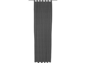 4004567395629 - Vorhang WIRTH Trondheim B grau Gardinen 355cm Schlaufen 132cm Polyacryl nach Maß B132cm H355cm