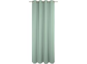 4004567497408 - Vorhang WIRTH Newbury grün (mint) B130cm H255cm Baumwolle Polyester Gardinen nach Maß