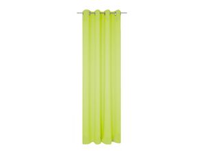 4004567416850 - Vorhang WIRTH Dim out grün (limone) Gardinen 255cm Ösen 142cm Polyester nach Maß B142cm H255cm