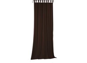 4004567500894 - Vorhang WIRTH Newbury braun Gardinen 215cm Schlaufen 130cm Baumwolle Polyester nach Maß B130cm H215cm
