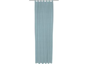 4004567391355 - Vorhang WIRTH Trondheim B blau (hellblau) Gardinen 405cm Schlaufen 132cm Polyacryl nach Maß B132cm H405cm