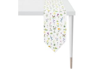4003440262720 - Tischband APELT 6412 HAPPY EASTER Osterdeko Ostern bunt (weiß bunt) B25cm L175cm Baumwolle Polyester Tischdecken Digitaldruck mit Ostermotiv