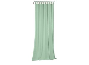 4004567497613 - Vorhang WIRTH Newbury grün (mint) Gardinen 195cm Schlaufen 130cm Baumwolle Polyester nach Maß B130cm H195cm