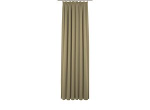 4004567494759 - Vorhang WIRTH Newbury braun (schlamm) Gardinen 305cm Kräuselband 130cm Baumwolle Polyester nach Maß B130cm H305cm