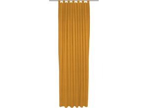 4004567384654 - Vorhang WIRTH Trondheim B gold (altgoldfarben) Gardinen 185cm Schlaufen 132cm Polyacryl nach Maß B132cm H185cm