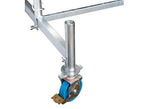 4009199914323 - Fahrrollensatz MONTO®+STABILO® Professional 4-teilig für Arbeitsgerüst höhenverstellbar Ø 150 mm