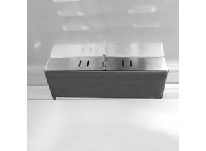 4011964121249 - Aromabox TEPRO silber (silberfarben) B115cm H65cm T8cm Edelstahl Räucherboxen für Spanferkel- und Lammgrill Columbus