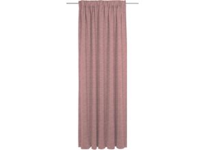 4004567389642 - Vorhang WIRTH Trondheim B Gardinen Gr 315 cm Multifunktionsband 132 cm rosa Schlafzimmergardinen nach Maß