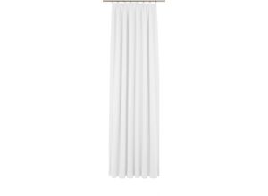4004567490423 - Vorhang WIRTH Newbury weiß Gardinen 295cm Kräuselband 130cm Baumwolle Polyester nach Maß B130cm H295cm