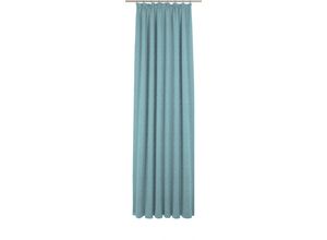 4004567390402 - Vorhang WIRTH Trondheim 328 g m² blau (hellblau wohnzimmer) B132cm H265cm Chenille Polyacryl Gardinen nach Maß