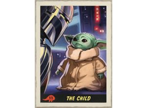 4055065190421 - Bild KOMAR Mandalorian The Child Trading Card bunt (farbe bild(er) bunt) B50cm H70cm Papier Holz Bilder Wandbild zur Dekoration im Kinderzimmer - ohne Rahmen