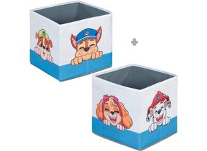 4005317343167 - Aufbewahrungsbox ROBA Paw Patrol blau Aufbewahrungsboxen Kinder B H T 27cm x 27cm x 27cm Paw Patrol Obermaterial 65% Polyester 35% Baumwolle B27cm H27cm T27cm