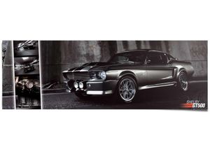 8714597320244 - Poster REINDERS Ford Easton Mustang GT500 schwarz (farbe bild(er) schwarz) B158cm H53cm Papier Bilder