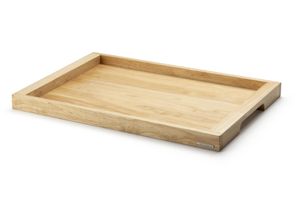 4017167340302 - Tablett CONTINENTA braun (holzfarben) B40cm H4cm L59cm Holzwerkstoff Tabletts Gummibaum 4017167340302 - Tablett CONTINENTA braun (holzfarben) B40cm H4cm L59cm Holzwerkstoff Tabletts Gummibaum