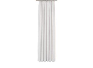 4004567348281 - Gardine WIRTH Chloé Gardinen Gr 125 cm Faltenband 300 cm weiß (weiß rost) Schlafzimmergardinen Fertig-Store mit FB 13 nach Maß
