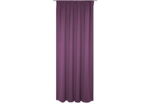 4004567502607 - Vorhang WIRTH Newbury lila (beere) Gardinen 305cm Multifunktionsband 130cm Baumwolle Polyester nach Maß B130cm H305cm