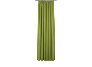 4004567497842 - Vorhang WIRTH Newbury Gardinen Gr 155 cm Kräuselband 130 cm grün Kräuselband nach Maß