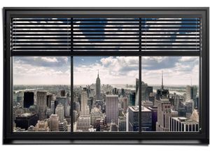 8714597347234 - Poster REINDERS New York Fensterblick bunt (farbe bild(er) mehrfarbig) B915cm H61cm Papier Bilder
