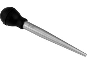 4260759873133 - Marinierspritze HENSSLERS HENSSLERS Braten-Spritze inkl Bürste & Aufsätze silber (silberfarben) Edelstahl Spritzen perfekt zum Dosieren
