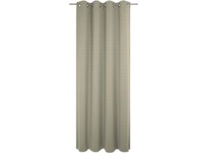 4004567438388 - Vorhang WIRTH Torbole grün (lindgrün) Gardinen 185cm Ösen 132cm Baumwolle Polyester nach Maß B132cm H185cm