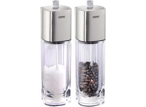 4006664346207 - Salz- Pfeffermühle GEFU Dueto Küchenmühlen silberfarben (transparent silberfarben) Gewürzmühlen-Set Gewürzmühlen Salzmühlen Pfeffermühlen Küchenmühlen 4006664346207 - Salz- Pfeffermühle GEFU Dueto Küchenmühlen silberfarben (transparent silberfarben) Gewürzmühlen-Set Gewürzmühlen Salzmühlen Pfeffermühlen Küchenmühlen