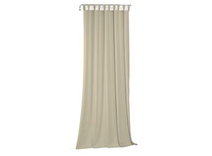 4004567494544 - Vorhang WIRTH Newbury grau (taupe) Gardinen 365cm Schlaufen 130cm Baumwolle Polyester nach Maß B130cm H365cm