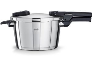 4009209406565 - Schnellkochtopf FISSLER Vitaquick silber (edelstahlfarben) H22cm L435cm Ø22cm Töpfe Made in Germany