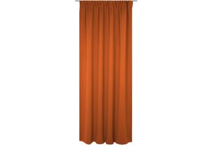 4004567499211 - Vorhang WIRTH Newbury orange (terra) Gardinen 175cm Multifunktionsband 130cm Baumwolle Polyester nach Maß B130cm H175cm