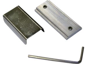 4003018379072 - Schienenverbinder silber (edelstahl optik) 1 Stk SCHÖNER WOHNEN-KOLLEKTION Gardinenbefestigungen Serie Alu-Vorhangschienen Set Emilia