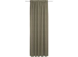 4004567394042 - Vorhang WIRTH Trondheim B Gardinen Gr 395 cm Multifunktionsband 132 cm grau (taupe) Schlafzimmergardinen nach Maß