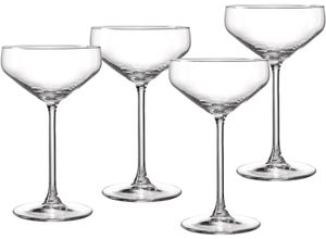 4006344320213 - Champagnerglas RITZENHOFF & BREKER Rumba transparent B10cm H17cm Ø10cm Glas Trinkgefäße Champagnerschale im 4er Set je 300 ml