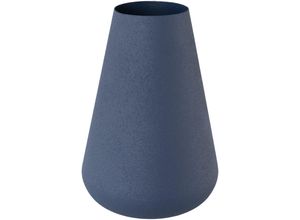 4064118963882 - Tischvase ANDAS Nilsby blau (dunkelblau) H18cm Ø13cm Aluminium Vasen Dekovase aus Aluminium Höhe ca 18 cm