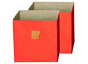 7640136840649 - Aufbewahrungsbox PHOENIX Stor It orange B34cm H34cm T34cm Canvas Aufbewahrungsboxen B H T 34 x 34 x 34 cm