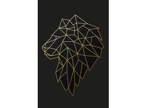 4032295089268 - Leinwandbild BÖNNINGHOFF Löwe schwarz (farbe rahmen kein rahmen farbe bild(er) schwarz gold) B60cm H90cm T18cm Canvas MDF Bilder BxH 60x90 cm