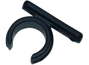 4003018329664 - Verbinder Memphis schwarz Gardinenstangenhalterungen Serie Einzelprogramm Memphis Ø 16 mm