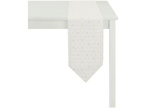 4003440174115 - Tischband APELT 3008 Christmas Elegance Weihnachtsdeko Weihnachten beige (creme goldfarben) B24cm L175cm Polyester Tischdecken