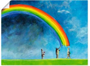 4055327386708 - Wandbild ARTLAND Regenbogen malen Bilder Gr B H 40 cm x 30 cm Poster Gruppen & Familien 1 St blau Bild Kunstdruck Kunstdrucke Bilder als Leinwandbild Wandaufkleber oder Poster in versch Größen 4055327386708 - Wandbild ARTLAND Regenbogen malen Bilder Gr B H 40 cm x 30 cm Poster Gruppen & Familien 1 St blau Bild Kunstdruck Kunstdrucke Bilder als Leinwandbild Wandaufkleber oder Poster in versch Größen