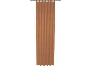 4004567385903 - Vorhang WIRTH Trondheim B Gardinen Gr 355 cm Schlaufen 132 cm orange (terra) Schlaufen nach Maß
