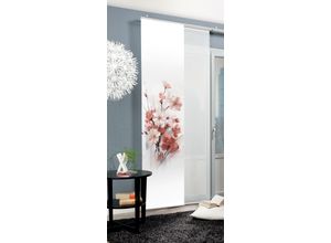 4056751538190 - Schiebegardine HOME WOHNIDEEN LOTUS Gr 1 rosa (altrosa) B60cm H245cm Polyester Gardinen Schiebewand Seidenoptik Digitaldruck
