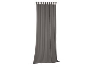 4004567509491 - Vorhang WIRTH Newbury grau Gardinen 175cm Schlaufen 130cm Baumwolle Polyester nach Maß B130cm H175cm