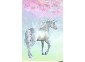 8714597540727 - Poster REINDERS Einhorn bunt (farbe bild(er) mehrfarbig) B61cm H915cm Papier Bilder